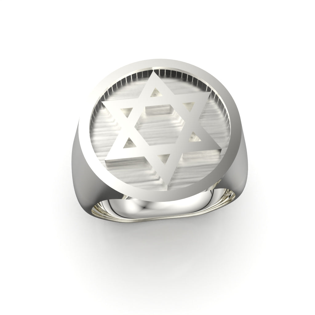 Anillo estrella de David – luya18k